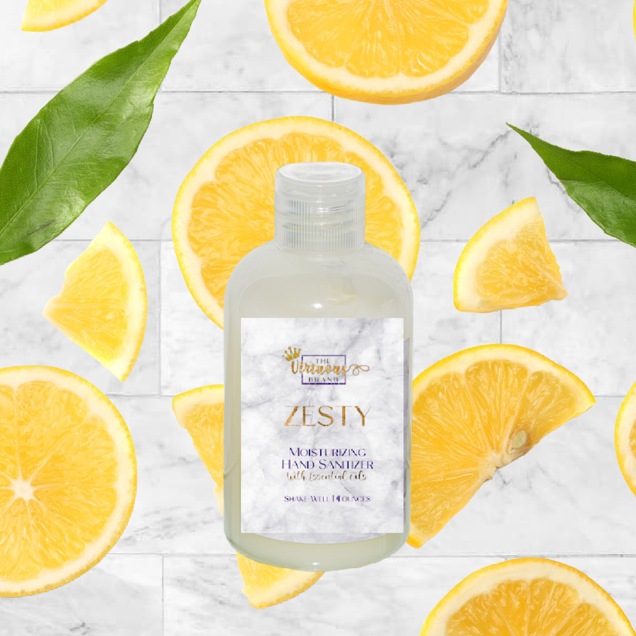 Zesty Hand Sanitizer – Virtuous Shea Butter